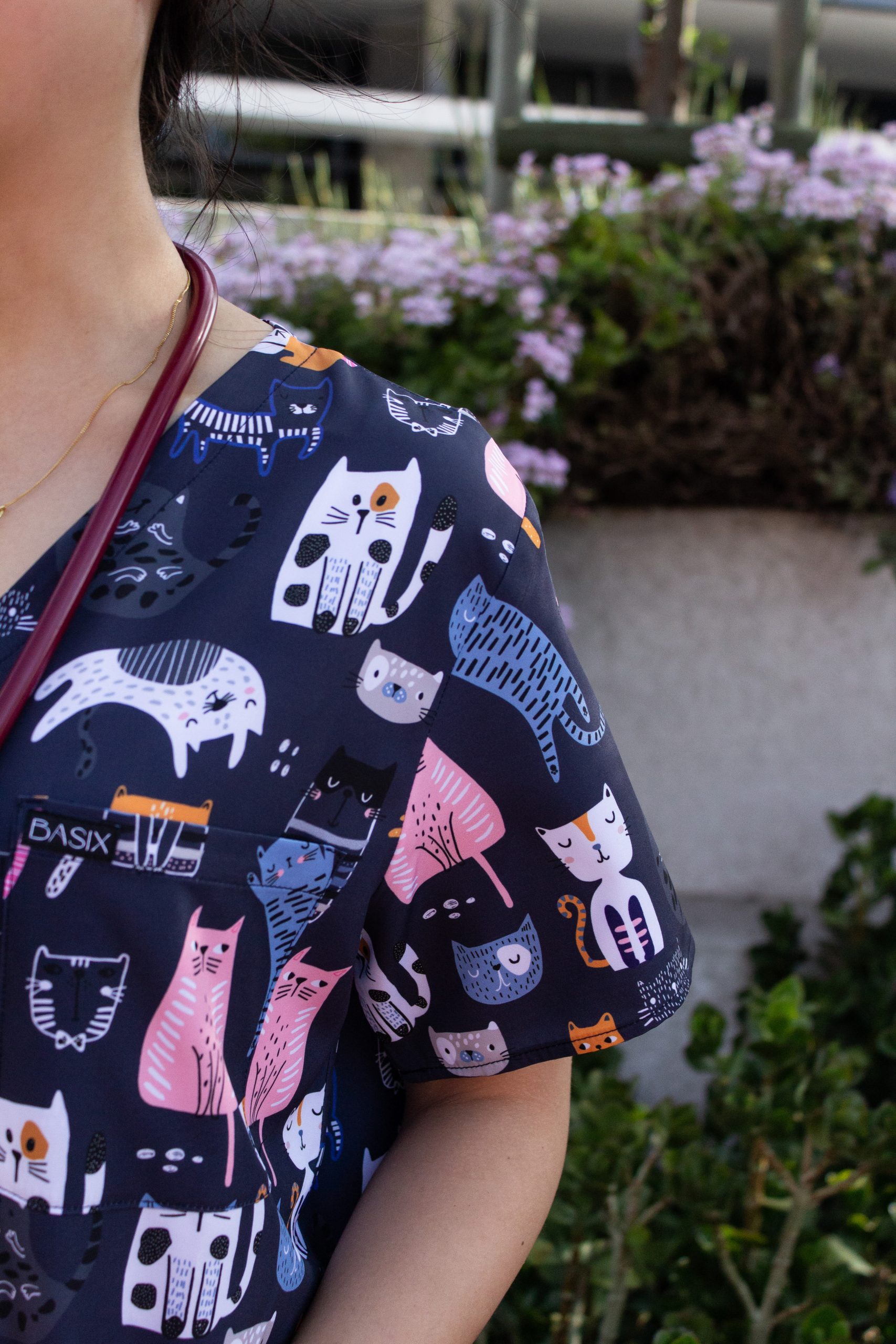 Clinical Cats Essential Top - Basix Clothing