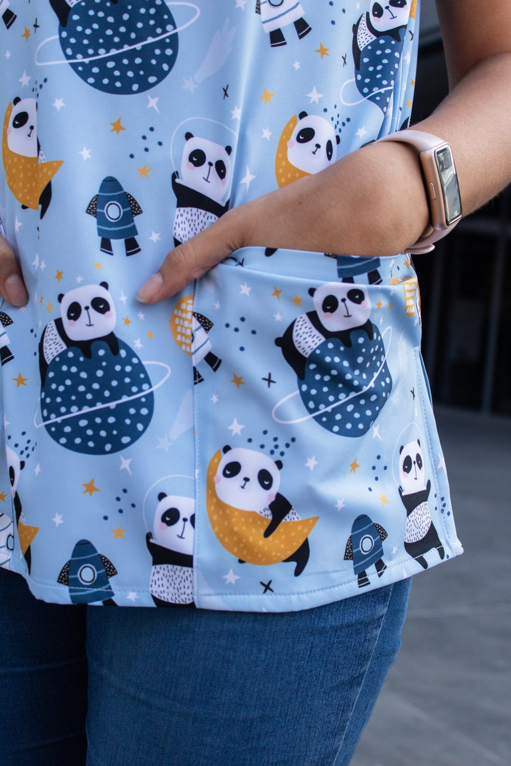 Paediatrician Pandas Essential Top Basix Clothing